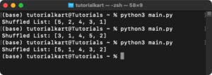 How to Shuffle a List in Python